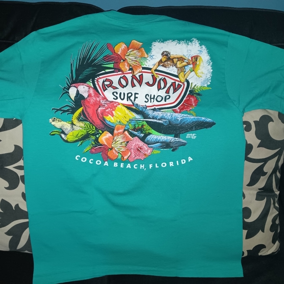 Ron Jon | Shirts | Vintage Ron Jon Shirt Size Xl Teal Cocoa Beach 991 ...
